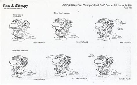Ren And Stimpy Acting Reference Stimpys First Fart John Kricfalusi