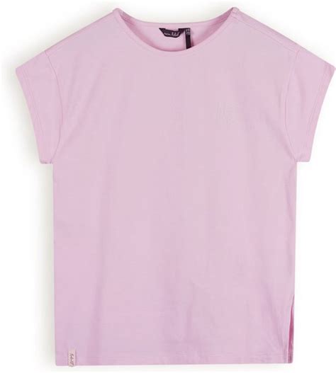 Meisjes Top Met Knoop En Artwork Kasis Vintage Roze Bol