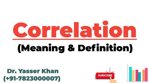 Correlation Meaning And Definition Youtube