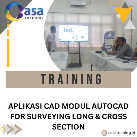 training aplikasi cad modul autocad for surveying long and cross section