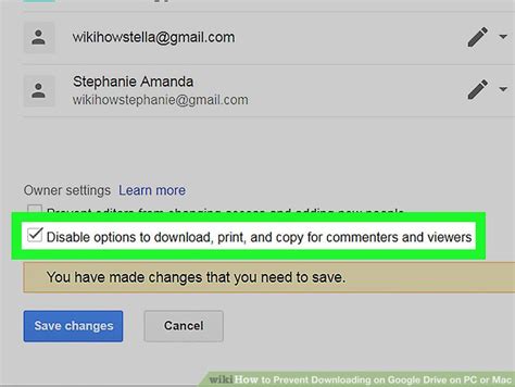 How To Prevent Downloading On Google Drive On PC Or Mac Steps
