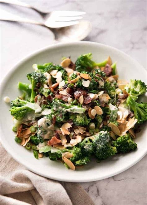 Broccoli Salad With Sour Cream Dressing Recipetin Eats