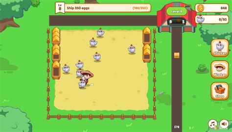 Игра Куриная Ферма Chicky Farm — играть онлайн бесплатно