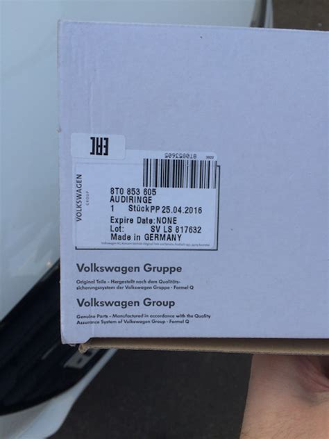 8T0853605 Эмблема AUDI VAG | Запчасти на DRIVE2