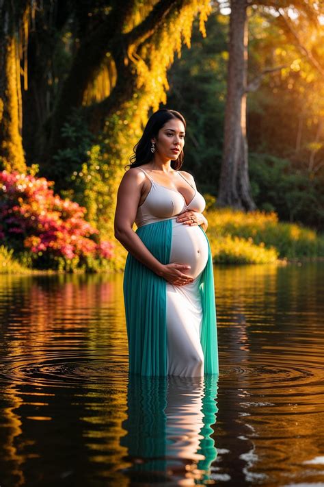 Download Ai Generated Woman Pregnant Royalty Free Stock Illustration