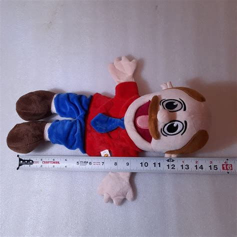 Sml Merch Jeffys Dad Hand Puppet Plush Super Mario Marvin Logan 2021