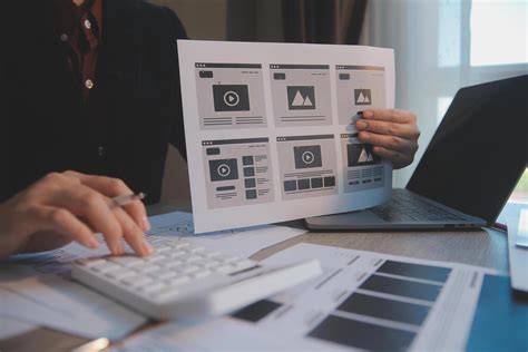 ux ui design process for modish mobile application and website creative prototype of wireframe