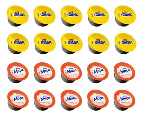 Kit 20 Cápsulas Exclusivas Nescafé Dolce Gusto Galak Moça MercadoLivre