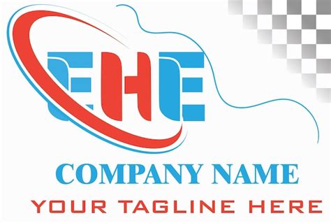 Premium Vector Ehe Letter Logo Design