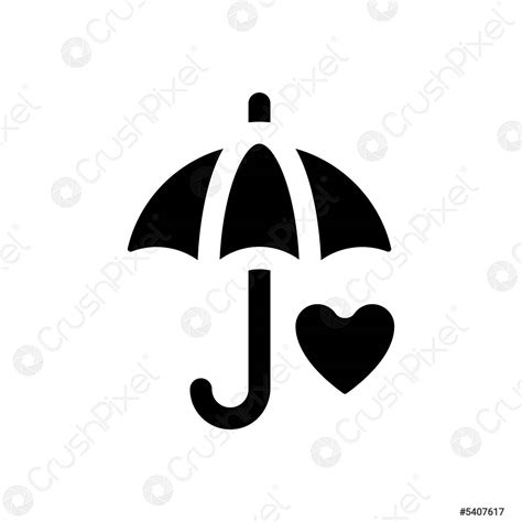 Health Insurance Black Glyph Ui Icon Stock Vector 5407617 Crushpixel