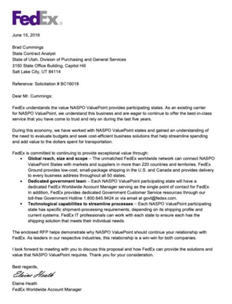 Rfp Response Cover Letter Examples 5 Simple Steps To Writing A Better