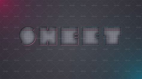Emboss Glow Notebook Text Effect Graphics Motion Array