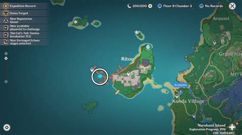 Genshin Impact Sea Ganoderma Locations