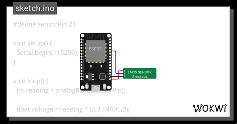 Modul5sensor Lm35kelompok 5 Wokwi Esp32 Stm32 Arduino Simulator