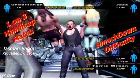 Wwe Smackdown Here Comes The Pain Undertaker Vs Jazz Lita And Torrie