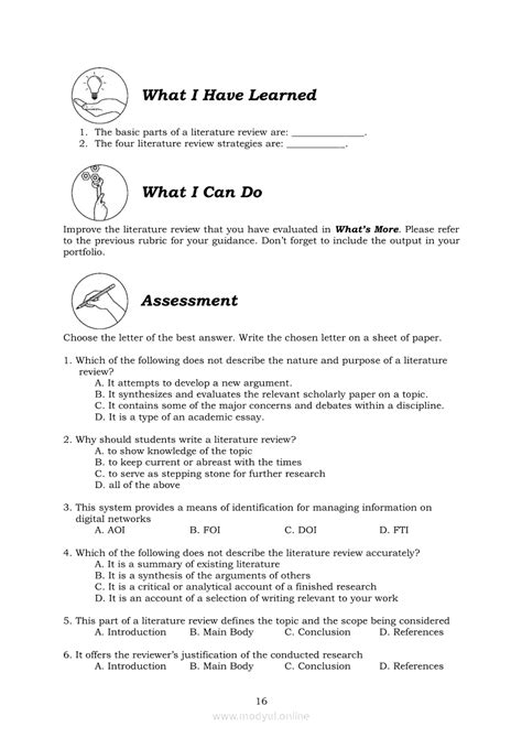 Reading And Writing Skills Quarter 4 Module 8 Composing Academic