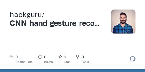 GitHub Hackguru CNN Hand Gesture Recognizer