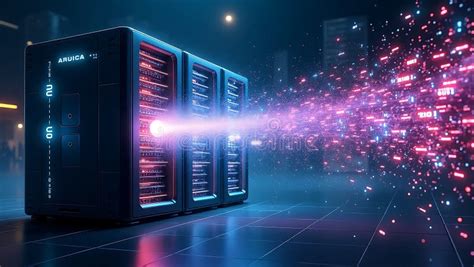 Metadata Comes Out From A Super Computer Generative Ai Stock
