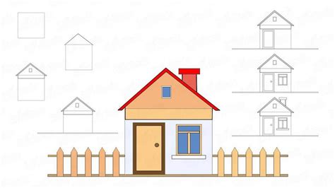 Как да нарисуваме къща уроци за начинаещи и примери за работа с молив