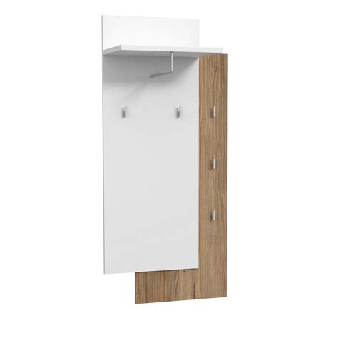Newroom Garderobe Mostar Garderobe Catania Eiche Und Weiß Modern