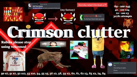 60hz Crimson Clutter Insane Demon New Hardest Youtube