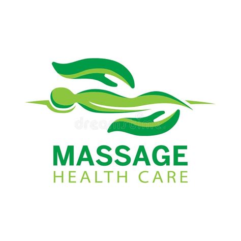 Vector Logo Of The Medical Back Massage Salon Stock Vector