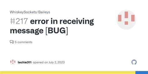 Error In Receiving Message Bug · Issue 217 · Whiskeysocketsbaileys