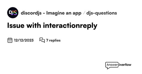 issue with interaction reply discord js imagine an app