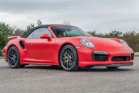 2015 Porsche 911 Turbo S Cabriolet For Sale On Bat Auctions Sold For
