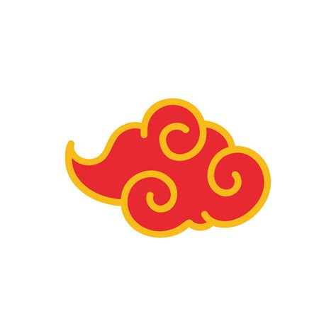 Chinese Red Cloud Element For Decorating The Chinese New Year 14569550 Png