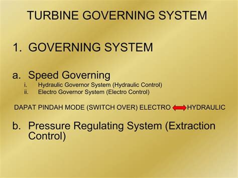 Turbine Governing System Training 1ppt