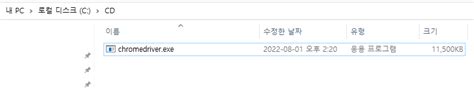 파이썬 Selenium Webdriverexception Chromedriver Path 에러 해결 재능없는 유부남