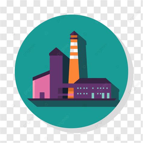제조업 아이콘 벡터 흰색 바탕에 산업 공장의 단순한 다채로운 아이콘 그림자 없음 작은 프레임 중앙 Png 일러스트 및 벡터 에 대한 무료 다운로드 Pngtree