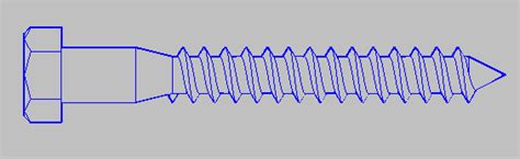 How To Draw A Threaded Bolt In Autocad 2000 Parker Mottee84