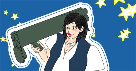 Oc 【oc】ロケラン持ち筋肉系女子 ブルーキャット・エビルのイラスト Pixiv