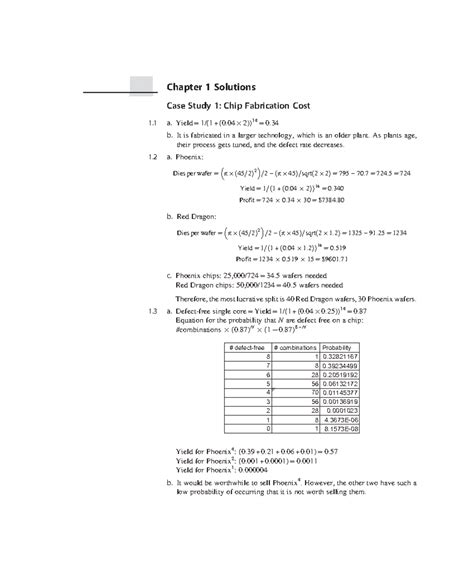 Computer Architecture Sixth Edition A Quantitative Approach Solutions Mmanual Chapter