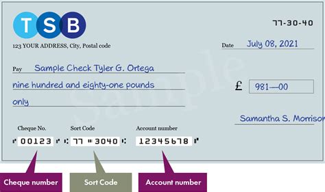 Sort Code 773040 Of Tsb Bank Plc In Birmingham