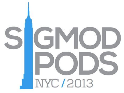 the 2013 acm sigmod pods conference new york new york usa welcome