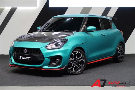 ชมคันจริง All New Suzuki Swift ตัวแต่งสีเขียวด้านอโนไดซ์ ในงาน Big