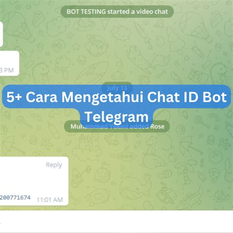 Cara Mengetahui Chat Id Telegram Update