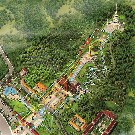 [勐泐文化旅游区 大门票 单程电瓶车][勐泐大佛寺 大门票 单程电瓶车]勐泐大佛寺观孔雀放飞 玻璃栈道 虎窝淘