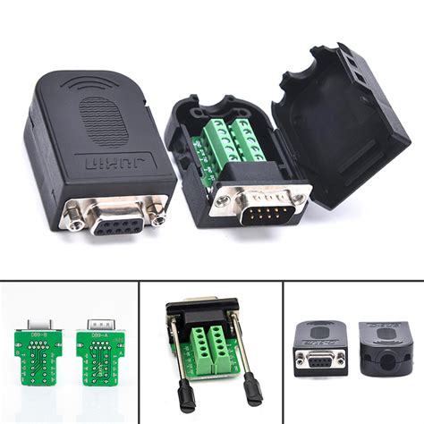 Db9 Connector Rs232 Male Female 9 Pin Rs485 Breakout Terminals Com