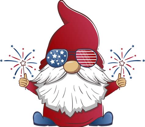 Patriotic Gnome Quotes Tshirts Design 23886479 Png