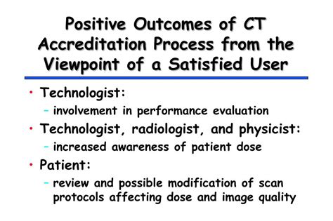 PPT The ACR CT Accreditation Program And The Medical Physicist PowerPoint Presentation ID