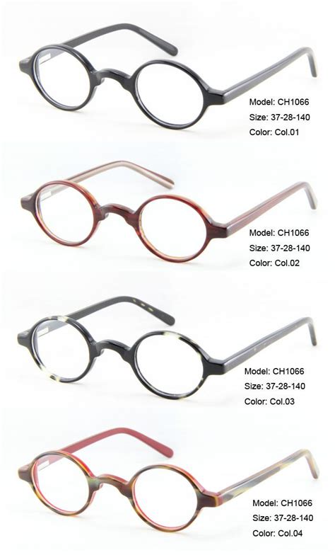 Wholesale High Quality Round Eyeglasses Frames Retro Small Glasses