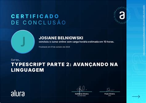 Josiane Belniowski On Linkedin Josiane Belniowski Curso Typescript