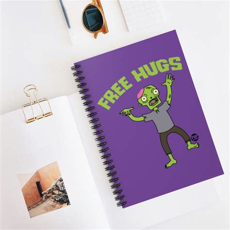 Free Hugs Zombie Notebook The Pop Factory