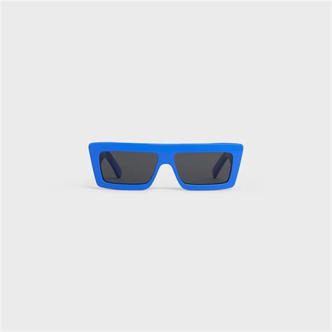 Celine Monochroms 02 Sunglasses In Acetate Royal Blue Celine