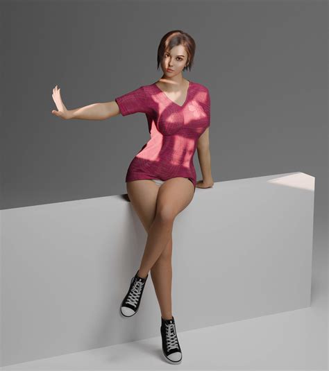 Elena Advanced Rigged Female Game Ready 3d Model Ue5 By Mhmfrhat