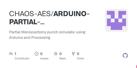 Github Chaos Aes Arduino Partial Meniscectomy Haptics Partial